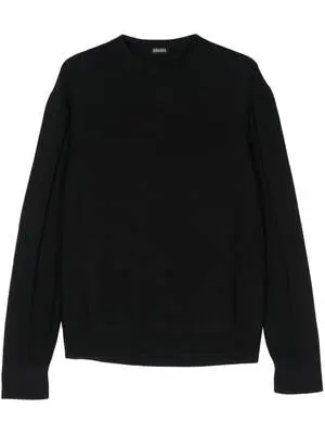 Zegna Brushed Sweater - Black
