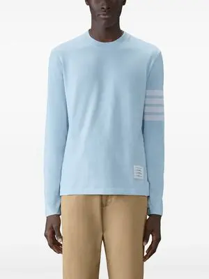 Thom Browne Three-stripe Long-sleeved T-shirt