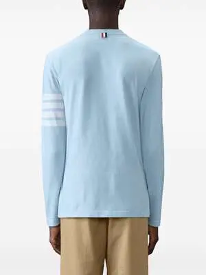 Thom Browne Three-stripe Long-sleeved T-shirt