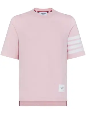 Thom Browne Three-stripe T-shirt - Pink