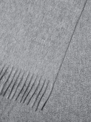Zegna Oasi Cashmere Scarf - Grey