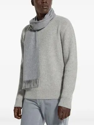 Zegna Oasi Cashmere Scarf - Grey