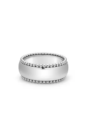 Lagos Anthem Caviar Lined Band Ring