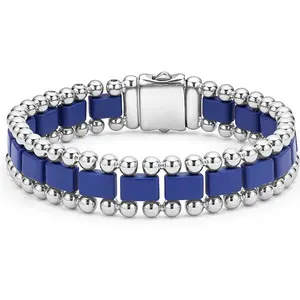 Lagos Anthem Ceramic Link Bracelet - Ultramarine