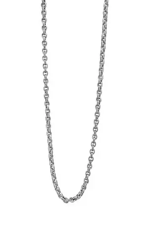 Lagos Anthem Double Link Chain Necklace - Silver