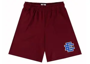 ERIC EMANUEL Ee Baggy Short - Burgundy/blue