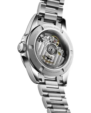 LONGINES Conquest Sunray Watch, 30mm - Silver