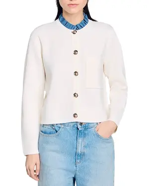Sandro Trimmed Cardigans For Women