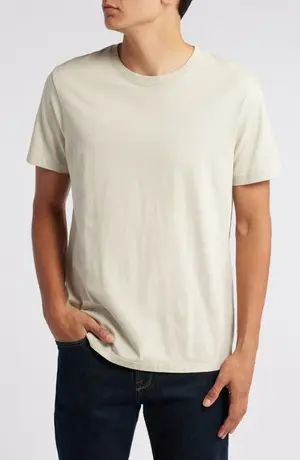 FRAME Relaxed Cotton T-shirt - Washed Off White