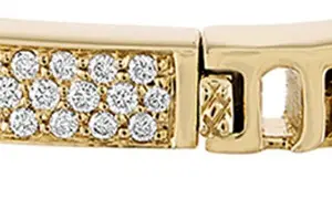 EDEN PRESLEY Text And Diamond Bangle