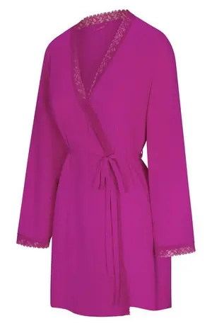 SAVAGE X FENTY Snug Hug Short Robe Try Me Purple