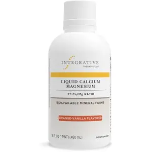 INTEGRATIVE THERAPEUTICS Liquid Calcium Magnesium Orange-vanilla 2:1 480 Milliliters - One-color