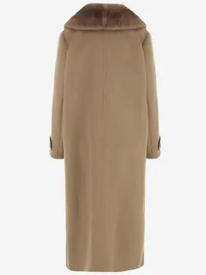 YVES SALOMON Wool And Cashmere Long Coat