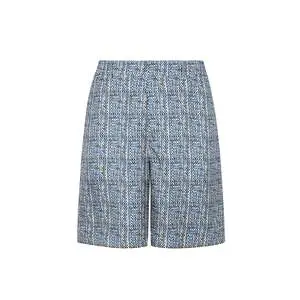 Fendi Printed Silk Shorts