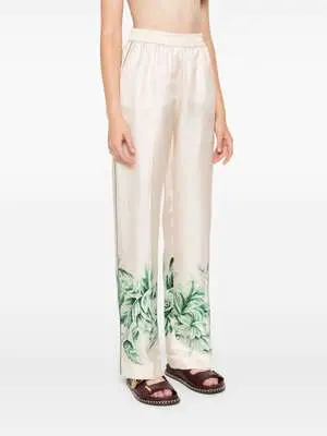 F.R.S FOR RESTLESS SLEEPERS Silk Printed Trousers