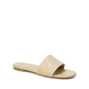 Bottega Veneta Amy Leather Sandals - Beige