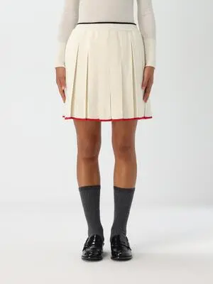 Thom Browne Pleated Skirt - White