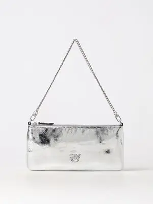 Pinko Silver Tone Cross Body Bags