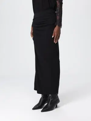 Rabanne Ruched Maxi Skirt