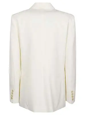 Erika Cavallini Wool Twill Alberta Blazer Jacket