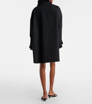 Wardrobe.NYC Oversized Cotton Shirtdress - Black