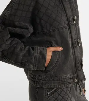 Isabel Marant Étoile Celiany Quilted Denim Jacket