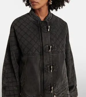 Isabel Marant Celiany Quilted Denim Jacket
