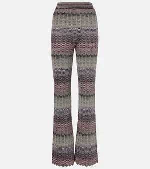 Missoni Zigzag High-rise Flared Pants - Multicoloured