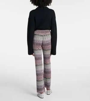 Missoni Zigzag High-rise Flared Pants - Multicoloured