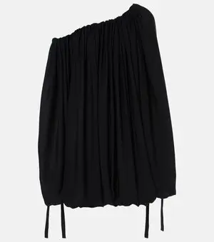 Khaite Nash Silk Minidress - Black