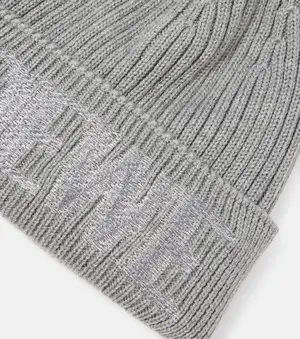 Loewe Logo Wool Beanie - Grey