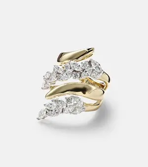 Yeprem Golden Strada 18k Gold Diamond Ring - Metallic