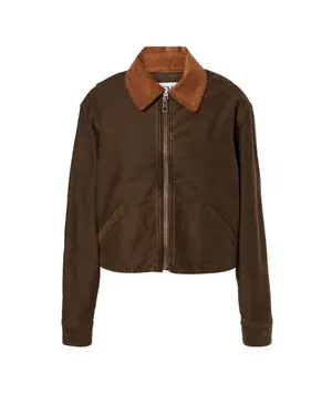 Loewe Suede-trimmed Cotton Blouson