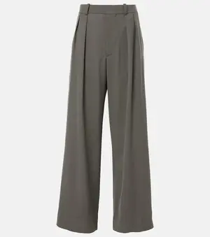 Wardrobe.NYC High-rise Wide-leg Wool Pants