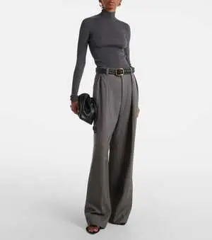 Wardrobe.NYC High-rise Wide-leg Wool Pants