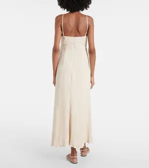 Johanna Ortiz Cutout Maxi Dress