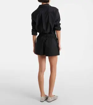 Wardrobe.NYC Cotton-blend Shorts - Black