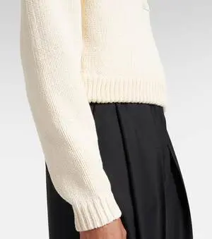 Magda Butrym Cropped Polo Sweater