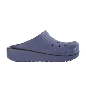 CROCS Painted Edges Blunt Toe Clogs - Blue