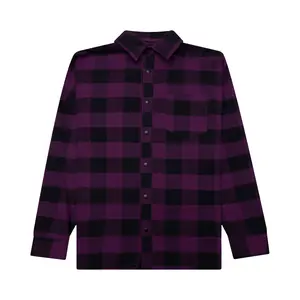 Palm Angels Classic Logo Overshirt 'violet/white - Purple
