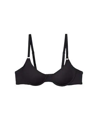 FLEUR DU MAL Le Stretch Micro Demi Bra - Black