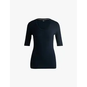 Boss Scoop Neck T-shirts For Women