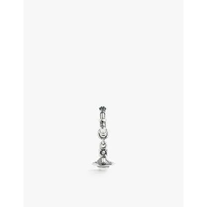 VIVIENNE WESTWOOD Pauliana Single Drop Earring - Oxi Silver