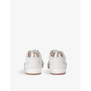 GOLDEN GOOSE Ball Star 11918 Star-embroidered Leather Low-top Trainers - White/comb