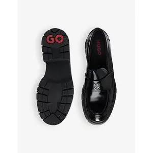 Hugo Stacked-logo Chunky Loafers