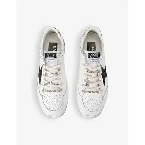 GOLDEN GOOSE Ball Star Leather Low-top Trainers - White/comb