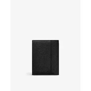 Montblanc Sartorial Logo-embellished Grained-leather Card Holder