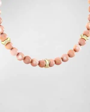 JAMIE TURNER Sonora Pink Moonstone Necklace - Pink Moonstone