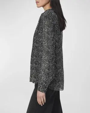 Rag & Bone Emmy Long-sleeve Blouse