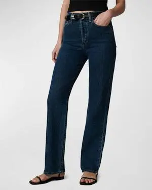 JOE & APOS;S JEANS Joe's Jeans The Margot High-rise Straight Jeans - First Step